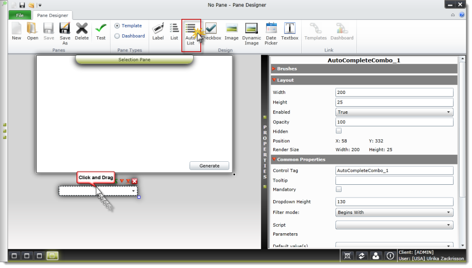 Auto List – Bizview v23