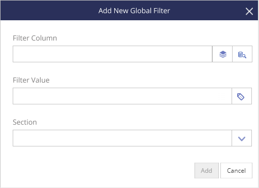 GLOBAL FILTERS – Bizview v23