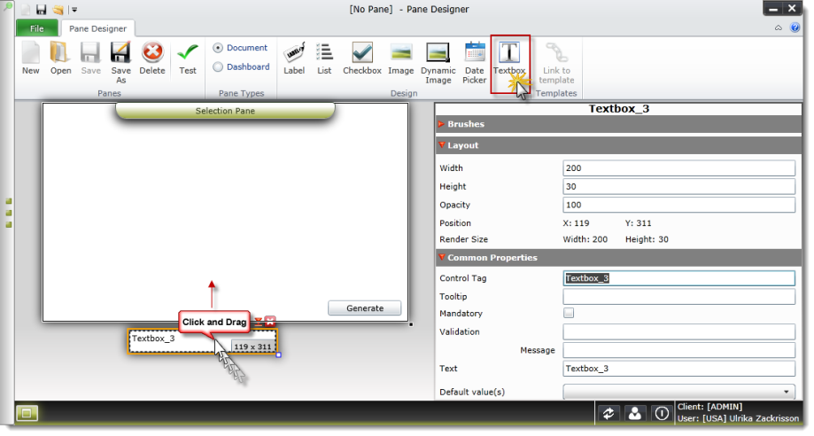 Textbox – Bizview v23