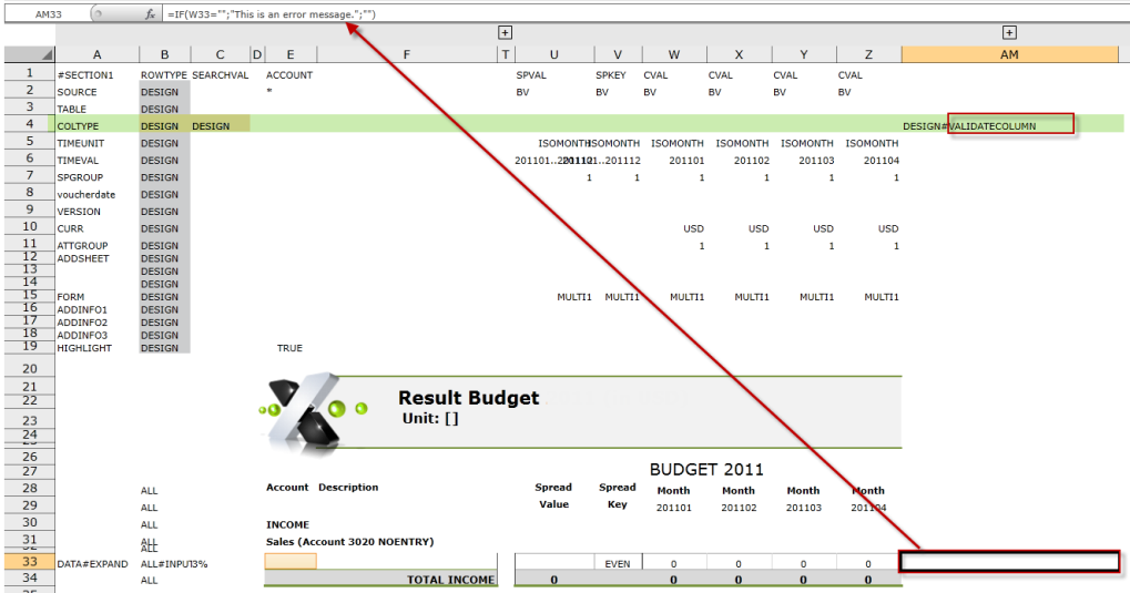 VALIDATECOLUMN – Bizview v23
