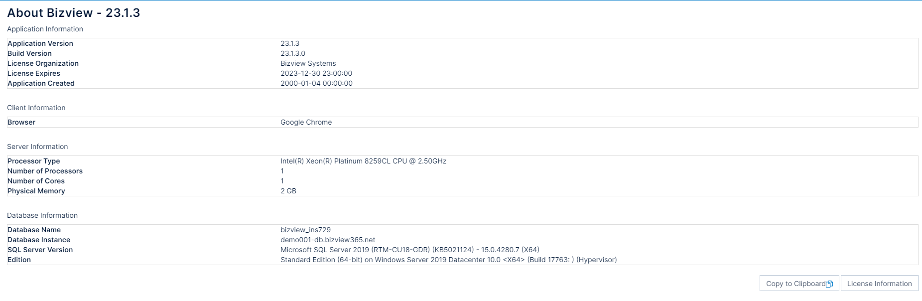About Bizview – Bizview v23