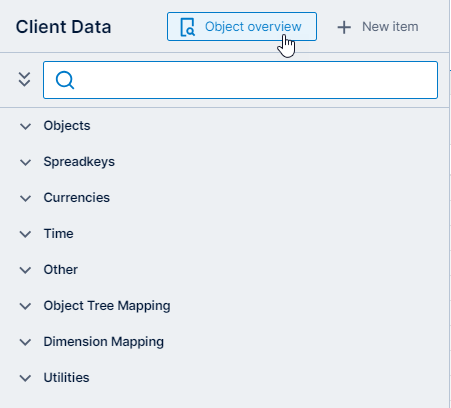 Object Overview – Bizview v23