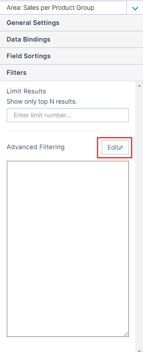 Selection Pane Filter – Bizview v23
