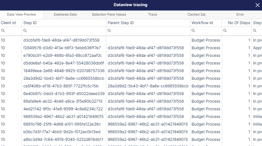 Trace – Bizview v23