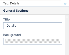 Dashboard Tab Settings – Bizview v23
