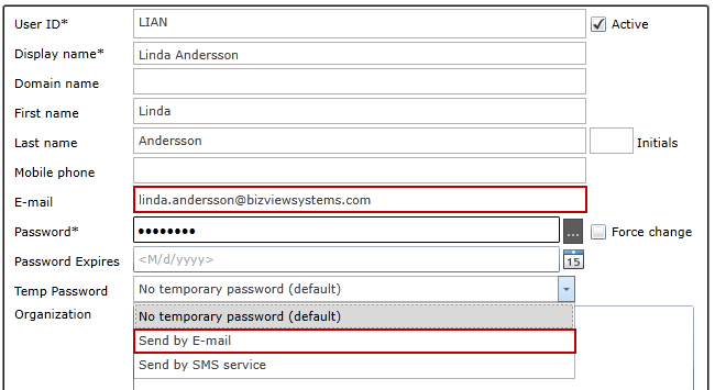 One-Time Password (OTP) Through Email – Bizview v23