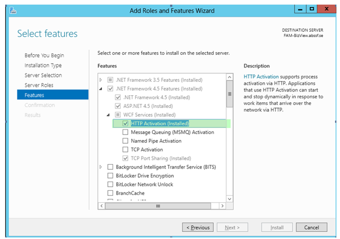 Manually Add ASP Server Roles to Windows Server 2012 – Bizview v23